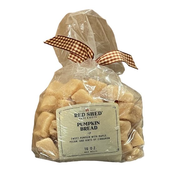 Red Shed Accents Red Shed Home Ts Pumpkin Bread 6oz Wax Melts Poshmark